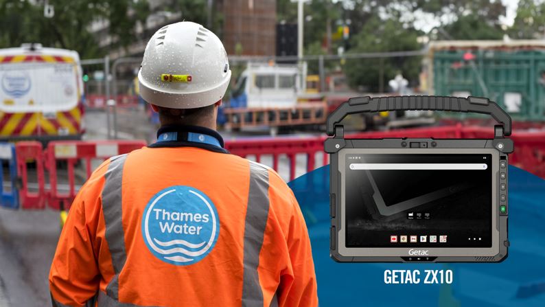Thames Water selects Getac’s ZX10 Android tablet as cornerstone of major new IT project to ...